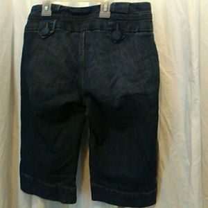 Cache | Pants & Jumpsuits | Cache Dark Wash Denim Capri | Poshmark